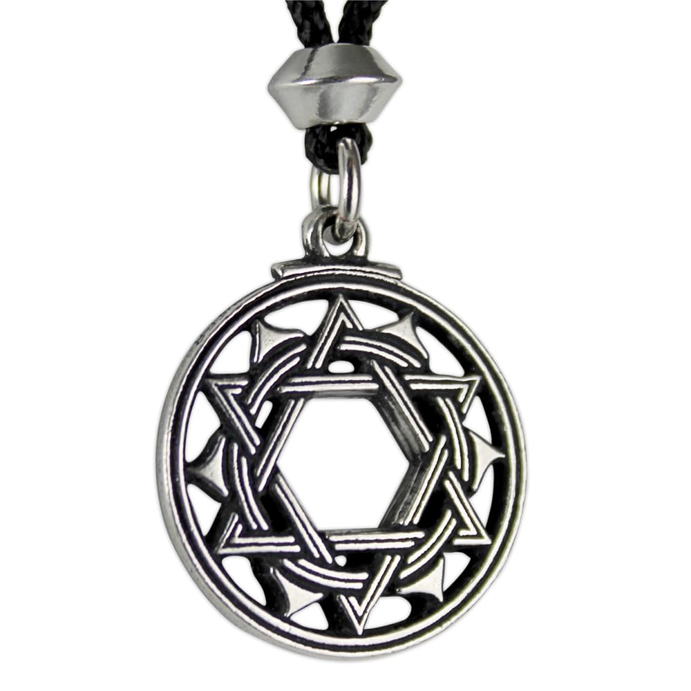 Star of Inner Balance Pendant Hexagram Necklace Jewelry