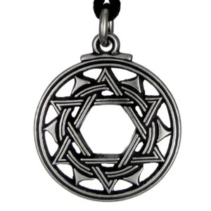 Star of Inner Balance Pendant Hexagram Necklace Jewelry