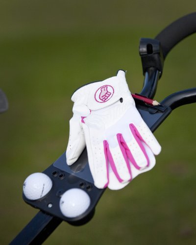 NEW! Awesome Innovative Golf Glove for Adults - Medium - Pink - Right - Ladies