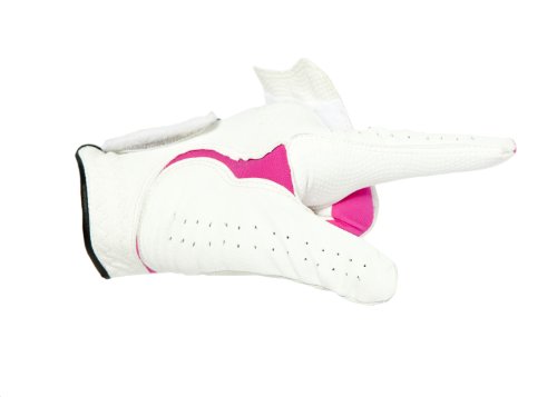 NEW! Awesome Innovative Golf Glove for Adults - Medium - Pink - Right - Ladies