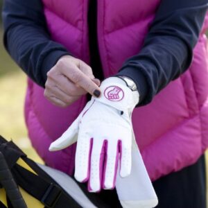 NEW! Awesome Innovative Golf Glove for Adults - Extra Large - Pink - Left - Ladies