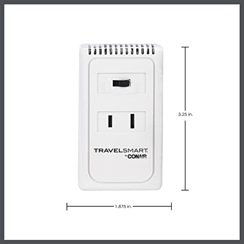 Conair Voltage Converter and Universal Travel Adapter, European Travel Plug Adapter, Univerasal Adapter Plug Converter for Travel, 6 Piece Set