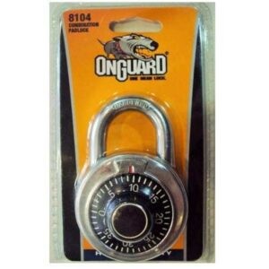 onguard bull mastiff dial combo padlock