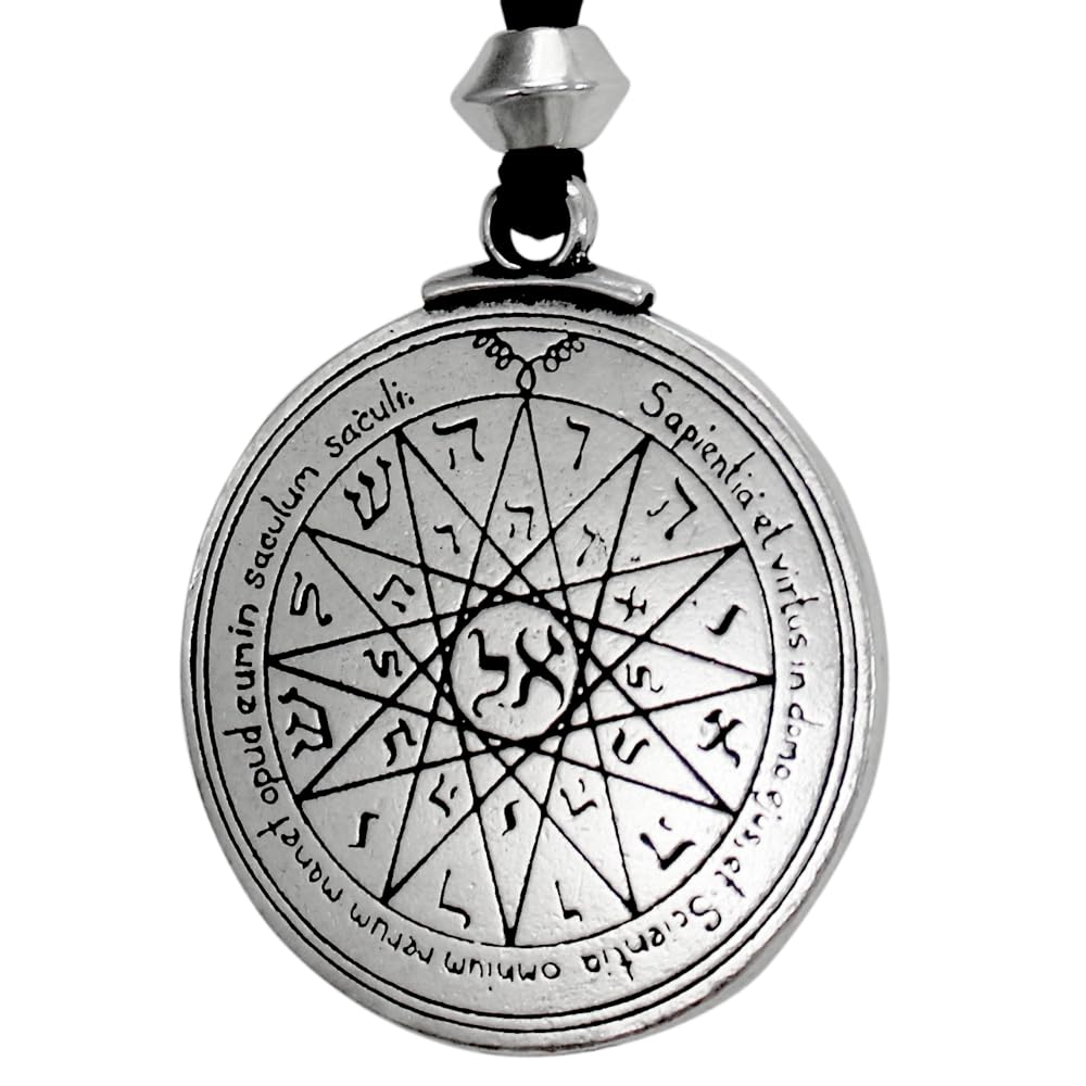 Talisman of Mercury Key of Solomon Pentacle Amulet Necklace