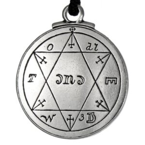 talisman for good health amulet necklace seal of solomon pentacle pendant