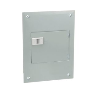 square d - qo816l100df qo 100-amp 8-spaces 16-circuit indoor flush mount main lugs load center with cover and door