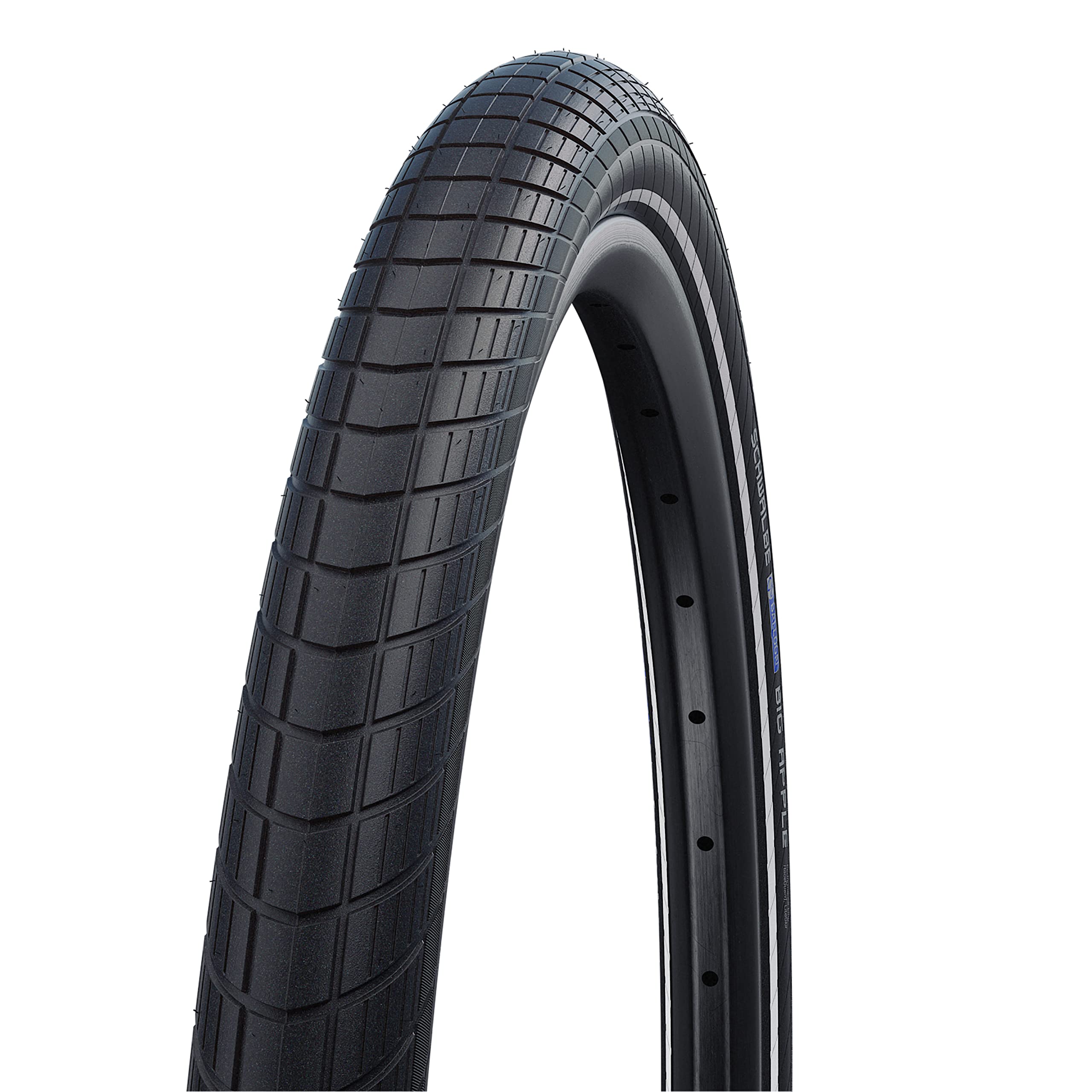 SCHWALBE Big Apple RaceGuard RLX Wire Bead Tire, Black, 26x2-Inch