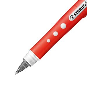 STABILO COLORFUL WORKER ROLLERBALL PENS 0.5MM RED (SINGLE Pen)