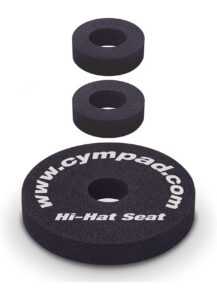 cympad optimizer foam cymbal washer set, hi-hat-clutch & seat