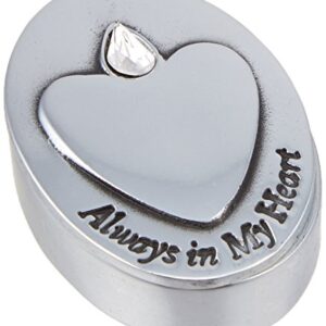 Cathedral Art (Abbey & CA Gift Always in My Heart Memorial Box, Silver