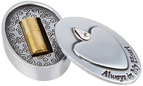 Cathedral Art (Abbey & CA Gift Always in My Heart Memorial Box, Silver