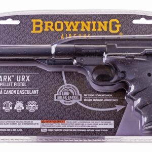 Umarex Browning Buck Mark URX Single Shot Break Barrel .177 Caliber Pellet Gun Air Pistol, Black