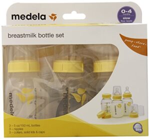 medela breastmilk bottle set - 5 oz - 3 ct