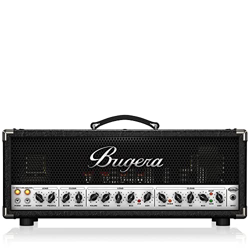 Bugera 6262 INFINIUM Ultimate Rock Tone 120-Watt 2-Channel Tube Amplifier Head with Reverb and INFINIUM Tube Life Multiplier