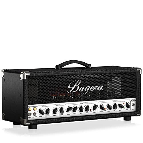 Bugera 6262 INFINIUM Ultimate Rock Tone 120-Watt 2-Channel Tube Amplifier Head with Reverb and INFINIUM Tube Life Multiplier