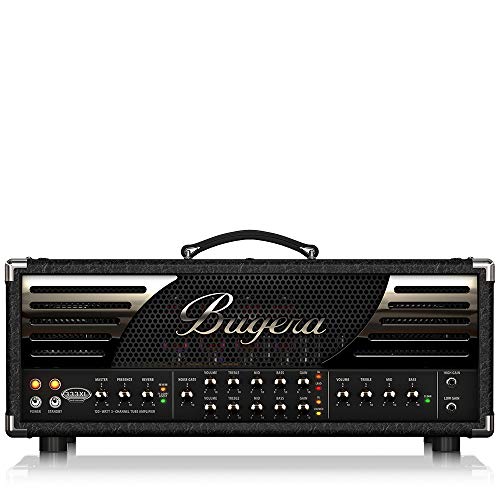 BUGERA 333XL Hardcore 120-W 3-Channel Amplifier Head with Reverb and Infinium Valve Life Multiplier Multi Colored, (333XLINFINIUM)