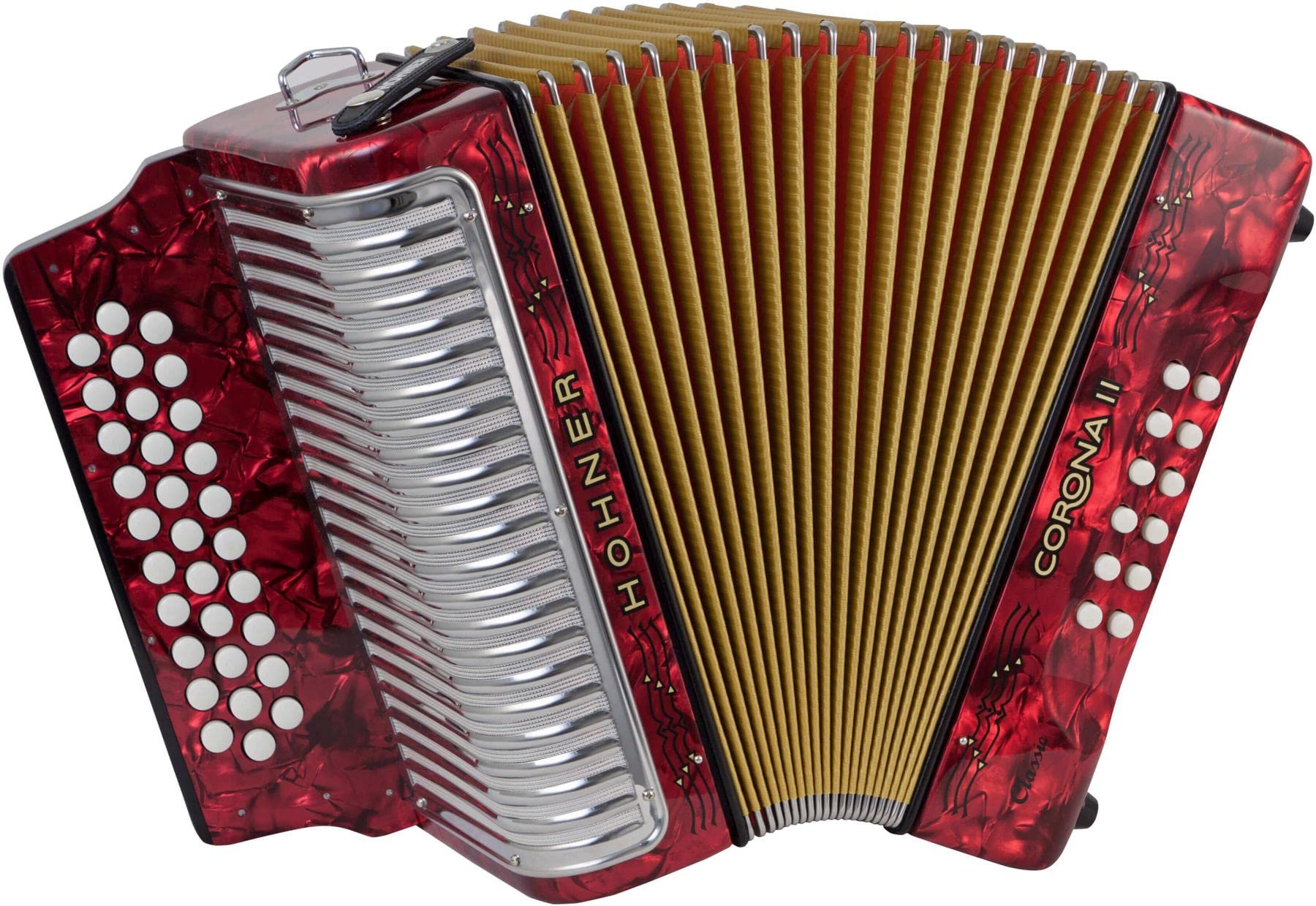 Hohner 3523GR 15.5-Inch 43-Key Accordion