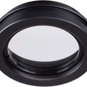 AmScope SM10 1X Barlow Lens For SM Stereo Microscopes, Black, 48 mm