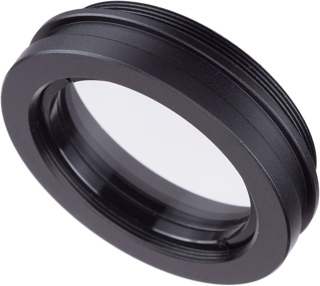 AmScope SM10 1X Barlow Lens For SM Stereo Microscopes, Black, 48 mm