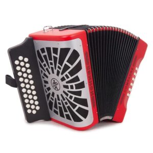 hohner compadre ead accordion (red) with gig bag