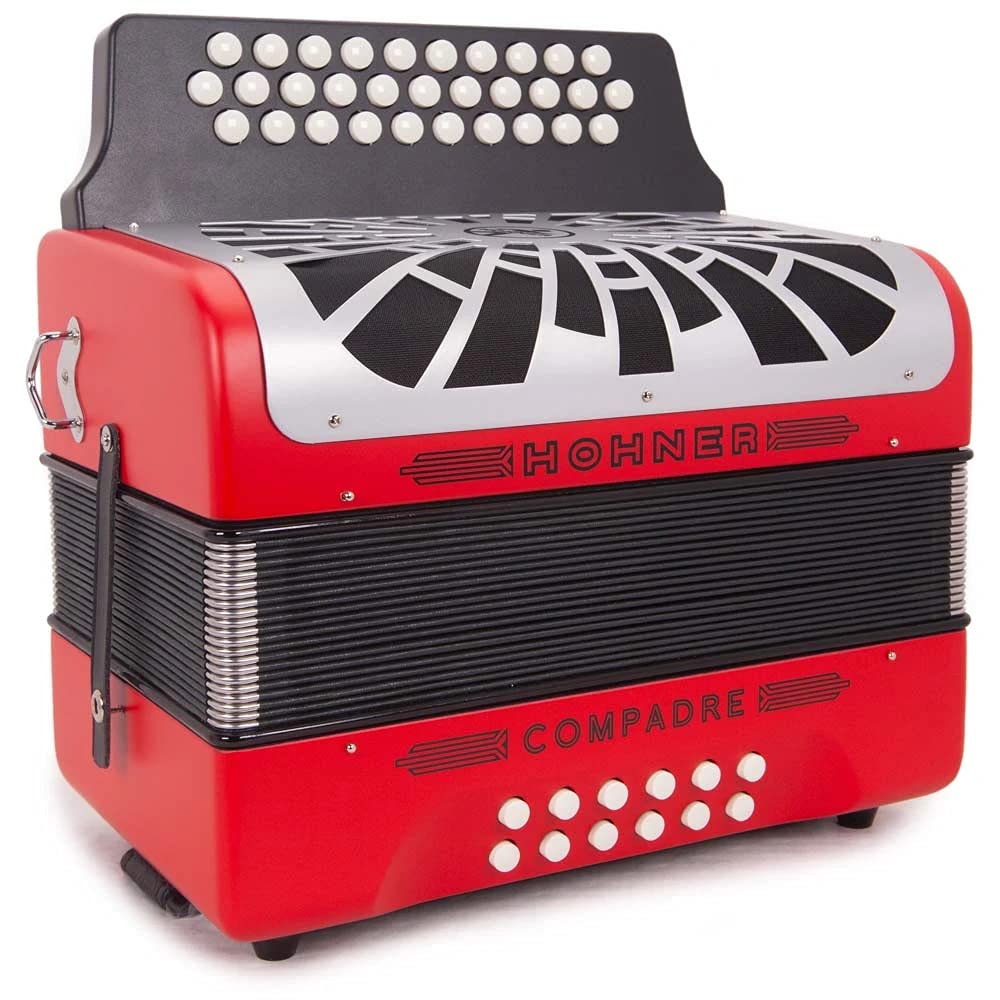 Hohner Compadre EAD Accordion (Red) with Gig Bag