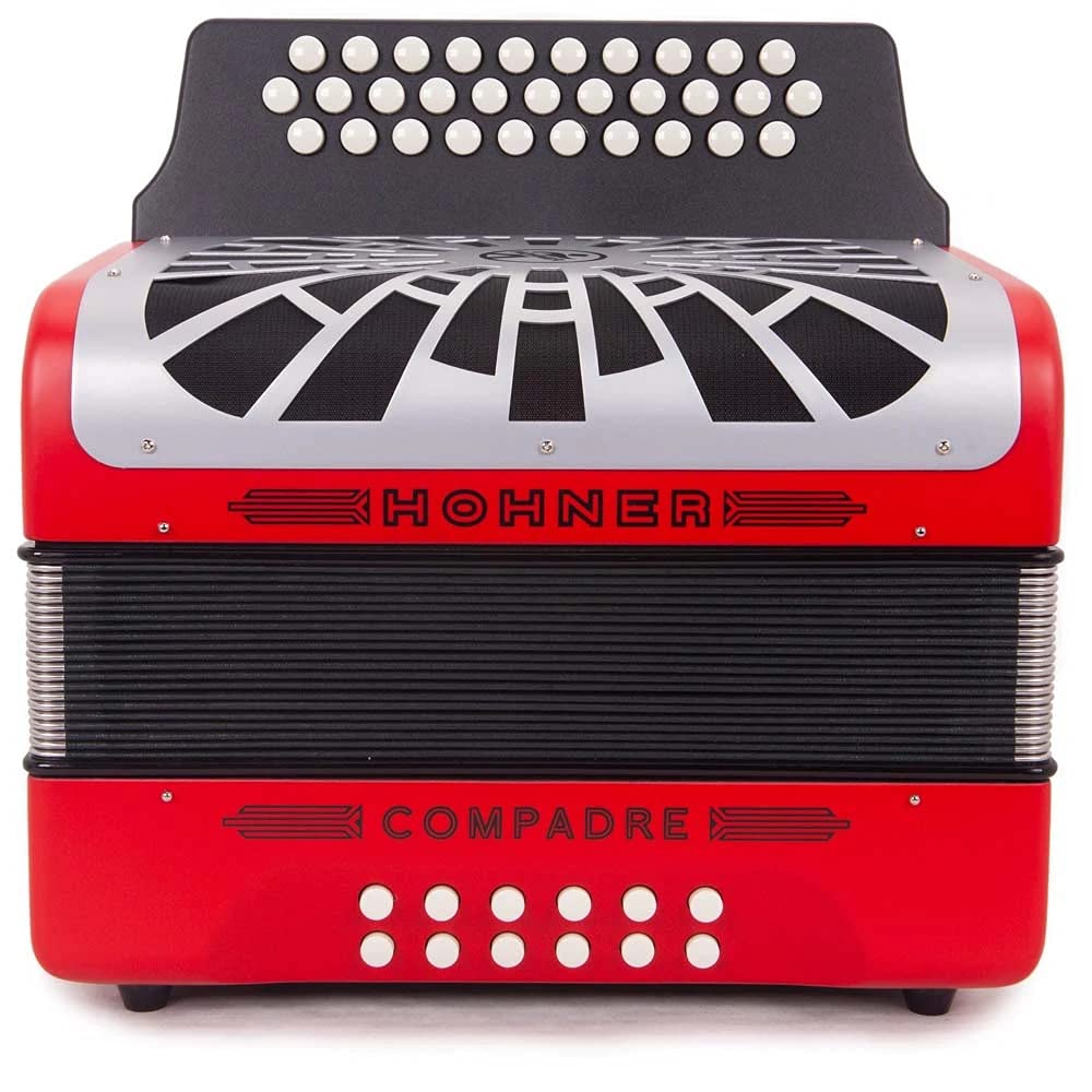 Hohner Compadre EAD Accordion (Red) with Gig Bag