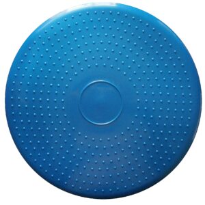 AppleRound Air Stability Wobble Cushion, Blue, 34cm/13.5in Diameter, Balance Disc, Pump Included