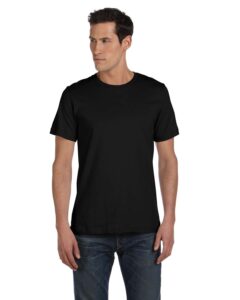 canvas 3001u unisex short-sleeve jersey t-shirt - black - xx-large