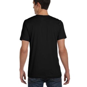 Canvas 3001U Unisex Short-Sleeve Jersey T-Shirt - Black - XX-Large