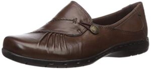 cobb hill women's paulette flat, bark, 10 w us