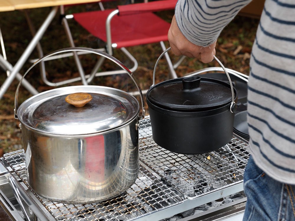 Snow Peak Cast Iron Duo Cooker