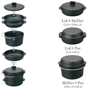 Snow Peak Cast Iron Duo Cooker