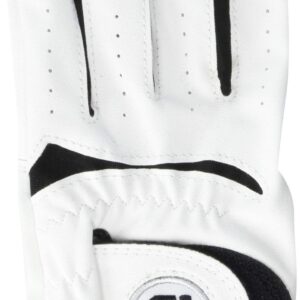 FootJoy Junior Golf Glove, White Large, Worn on Left Hand