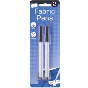 just stationery permanent fabric marker pen (pack of 2)