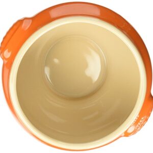 Le Creuset Heritage Stoneware Soup Bowl, 20-Ounce, Flame