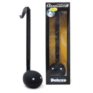 otamatone deluxe [japanese edition] electronic musical instrument portable synthesizer from japan by cube/maywa denki, black