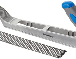 Silverline 103696 Surface Forming Plane Metal Body 250 mm Blade, Grey