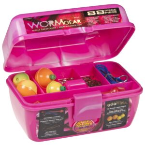 worm gear 88 piece loaded tackle box