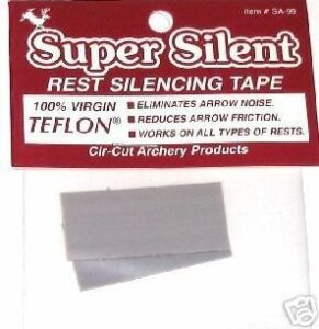 super silent adhesive teflon bow arrow rest silencing & speed tape archery