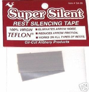 Super Silent Adhesive Teflon Bow Arrow Rest SILENCING & Speed Tape Archery