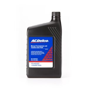 acdelco gm original equipment 10-4033 75w-90 manual transmission and transfer case fluid - 1 qt