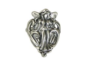 sterling silver art nouveau fairy ring size 11