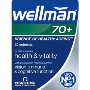 vitabiotics wellman 70+ 30 tabs