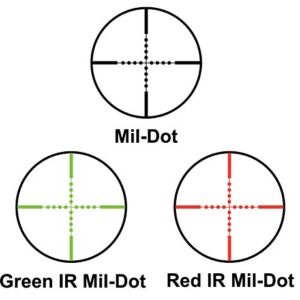 Barska AC11668 3-9x42 2nd Generation Compact Scope with Illuminated Mil-Dot Reticle , Black