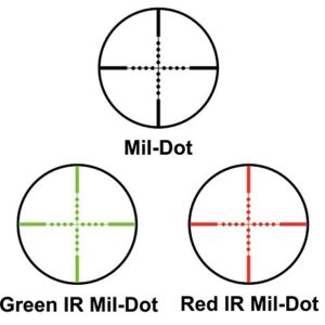 Barska AC11668 3-9x42 2nd Generation Compact Scope with Illuminated Mil-Dot Reticle , Black