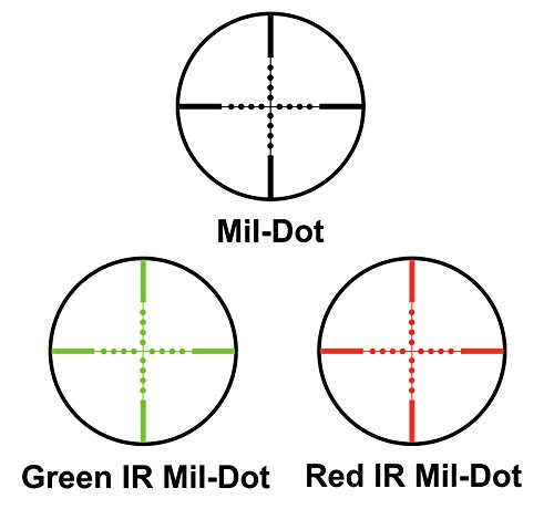 Barska AC11668 3-9x42 2nd Generation Compact Scope with Illuminated Mil-Dot Reticle , Black