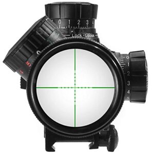 Barska AC11668 3-9x42 2nd Generation Compact Scope with Illuminated Mil-Dot Reticle , Black