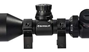 Barska AC11668 3-9x42 2nd Generation Compact Scope with Illuminated Mil-Dot Reticle , Black