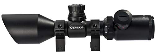 Barska AC11668 3-9x42 2nd Generation Compact Scope with Illuminated Mil-Dot Reticle , Black