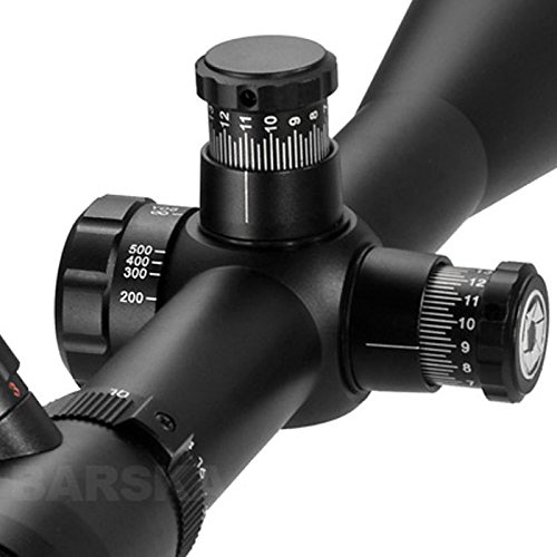 BARSKA unisex adult 6-24x50 Mil Dot Sniper Scope, Black, 6-24x50mm US